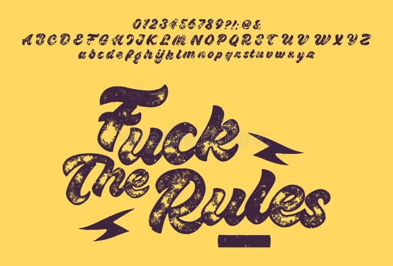 Hand Drawn; Calligraphy Display Typeface; for Projects; Logotypes and ...