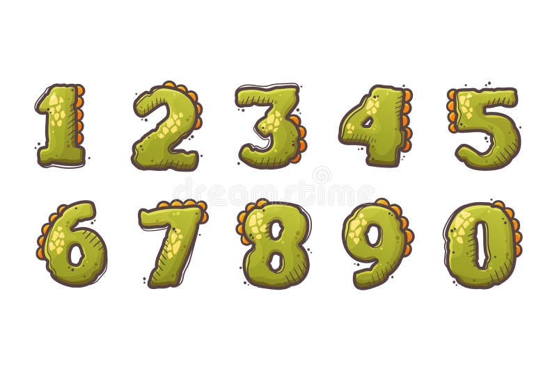 Dino Numbers Stock Illustrations – 513 Dino Numbers Stock Illustrations ...