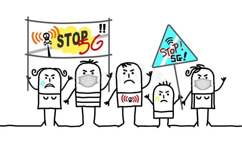 People Against Nuclear Power Stock Vector - Illustration of attention ...