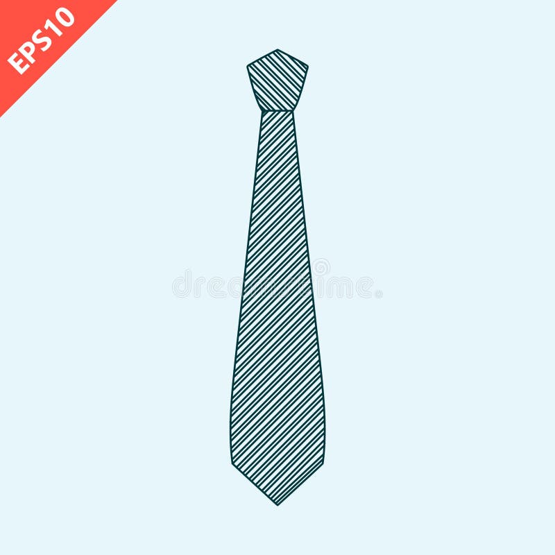 Hand Drawn Cartoon Ties Design Vector Flat Isolated Illustration Stock ...
