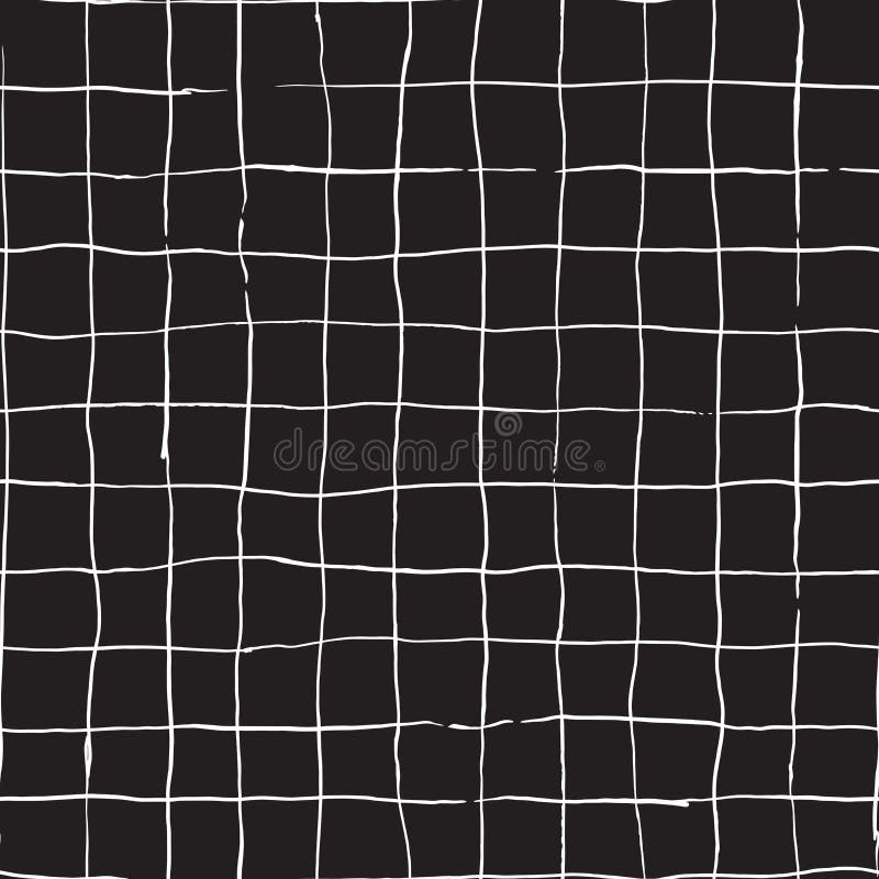 Hand Drawn Checkered Grip Seamless Vector Pattern Stock Vector ...