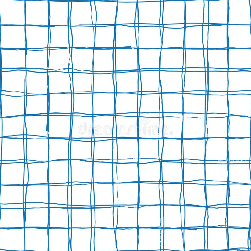 Hand Drawn Checkered Grip Seamless Vector Pattern Stock Vector ...