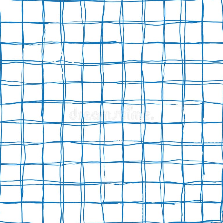 Hand Drawn Checkered Grip Seamless Vector Pattern Stock Vector ...