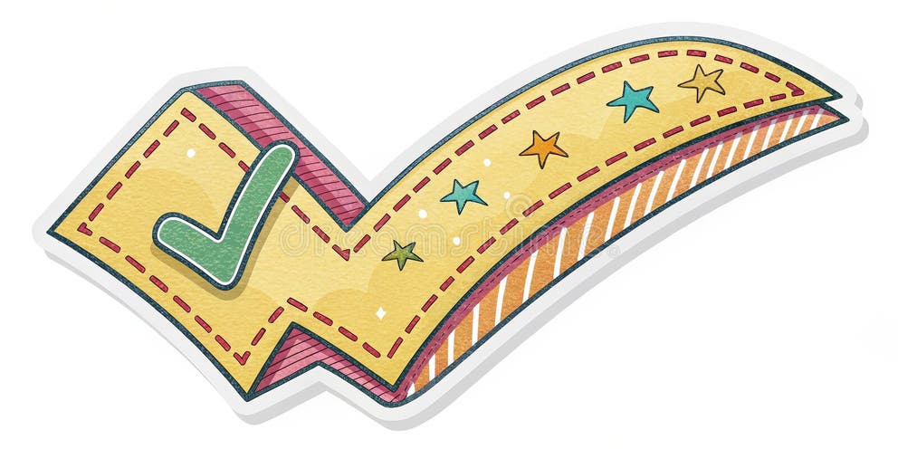 Checkmark Approval Sticker Stock Illustrations – 2,009 Checkmark ...