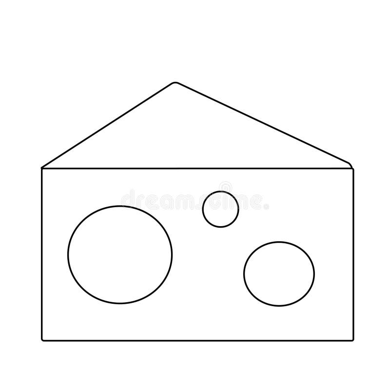 Hand Drawn Cheddar Cheese Sketch Illustration Vector Graphic Line ...