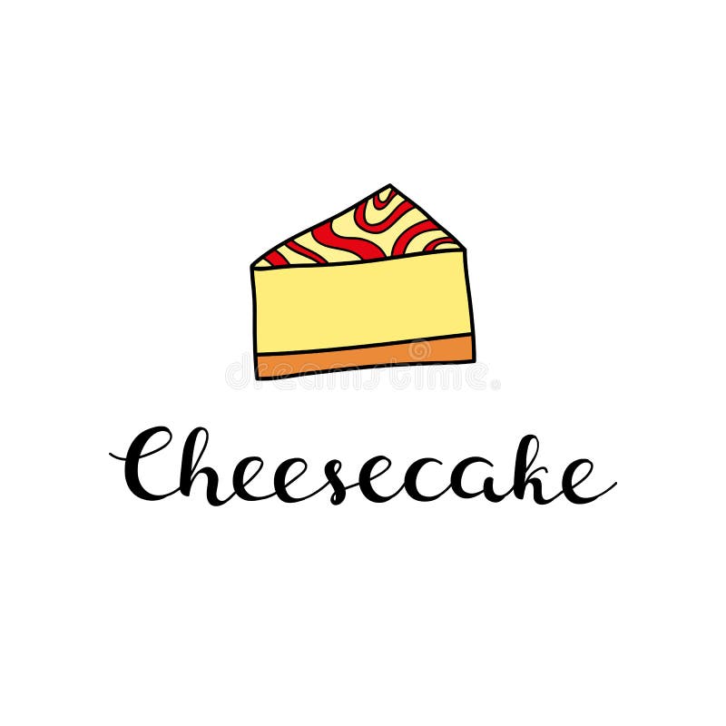 Cheesecake Lettering Stock Illustrations – 196 Cheesecake Lettering ...