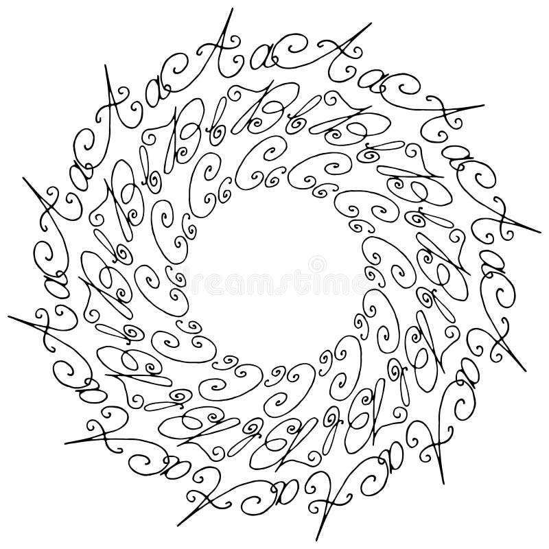 Circle Frame Latin Stock Illustrations – 302 Circle Frame Latin Stock ...