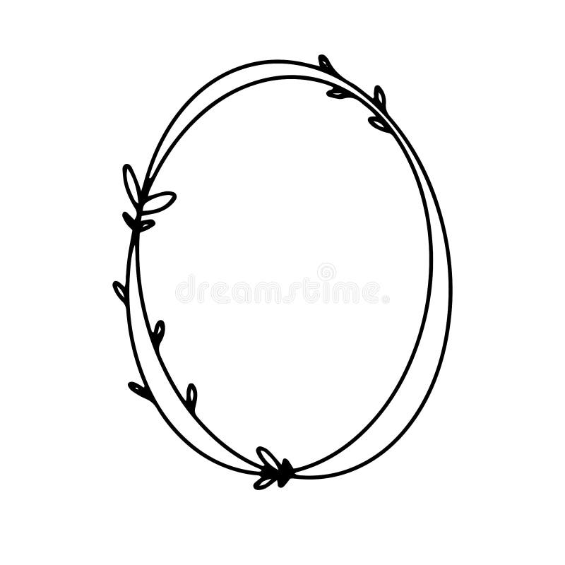 Hand Drawn Circle Line Sketch Set. Vector Circular Scribble Doodle ...