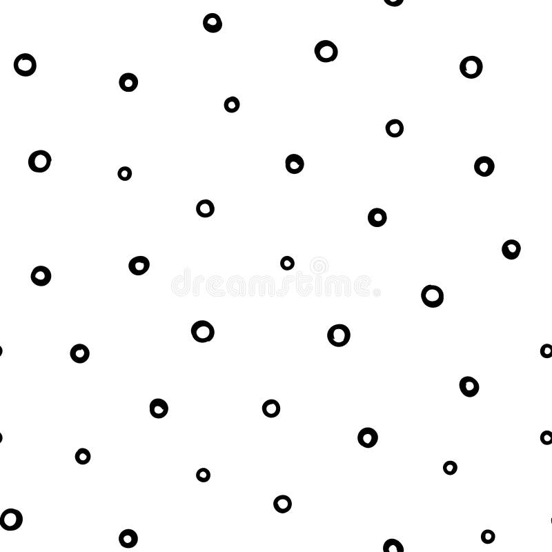 Hand drawn circle pattern stock vector. Illustration of print - 164172529