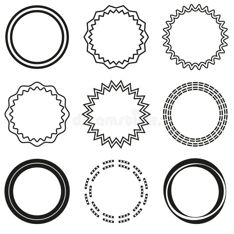 Hand Drawn Circle. Stock Image. Vector Illustration Stock Vector ...