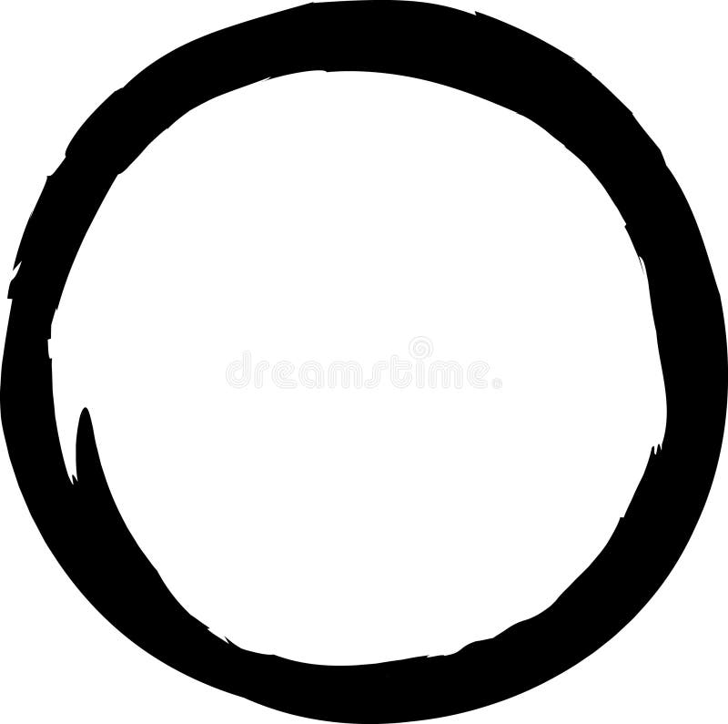 Hand Drawn Circles Line Sketch. Vector Doodle Round Circles. Stock ...