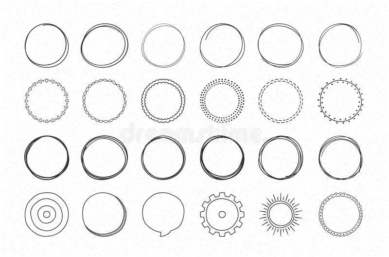 Fun circles stock vector. Illustration of blue, white - 2312657