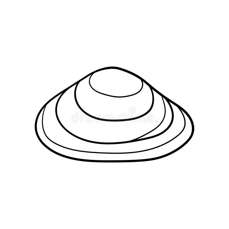 Clamshell Line Drawing Stock Illustrations – 24 Clamshell Line Drawing ...