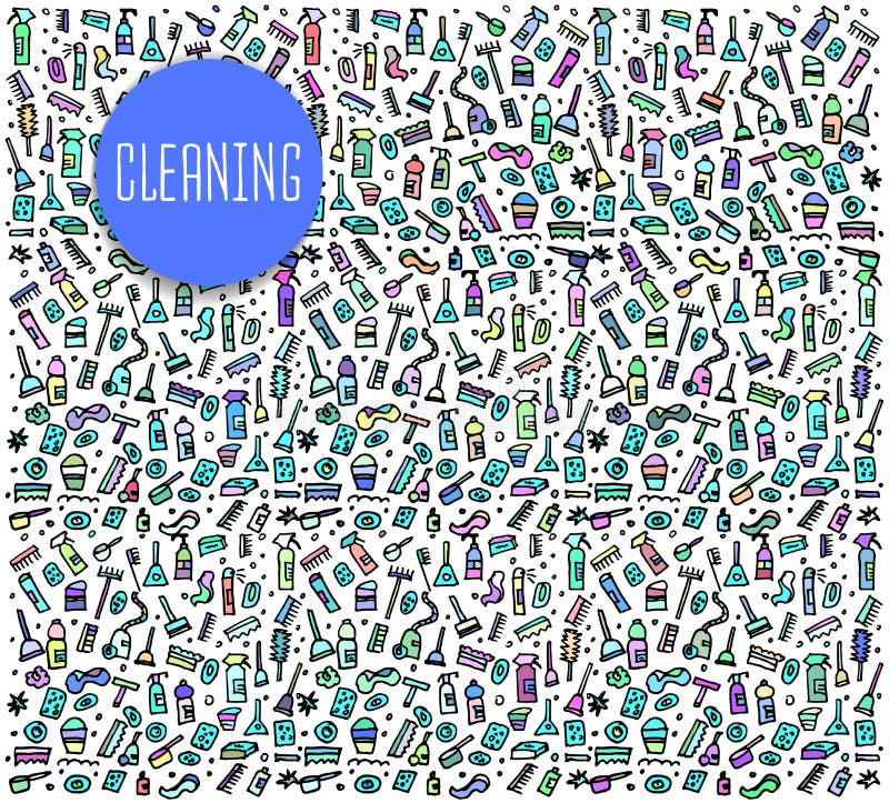 Cleaning Doodles Stock Illustrations – 124 Cleaning Doodles Stock ...