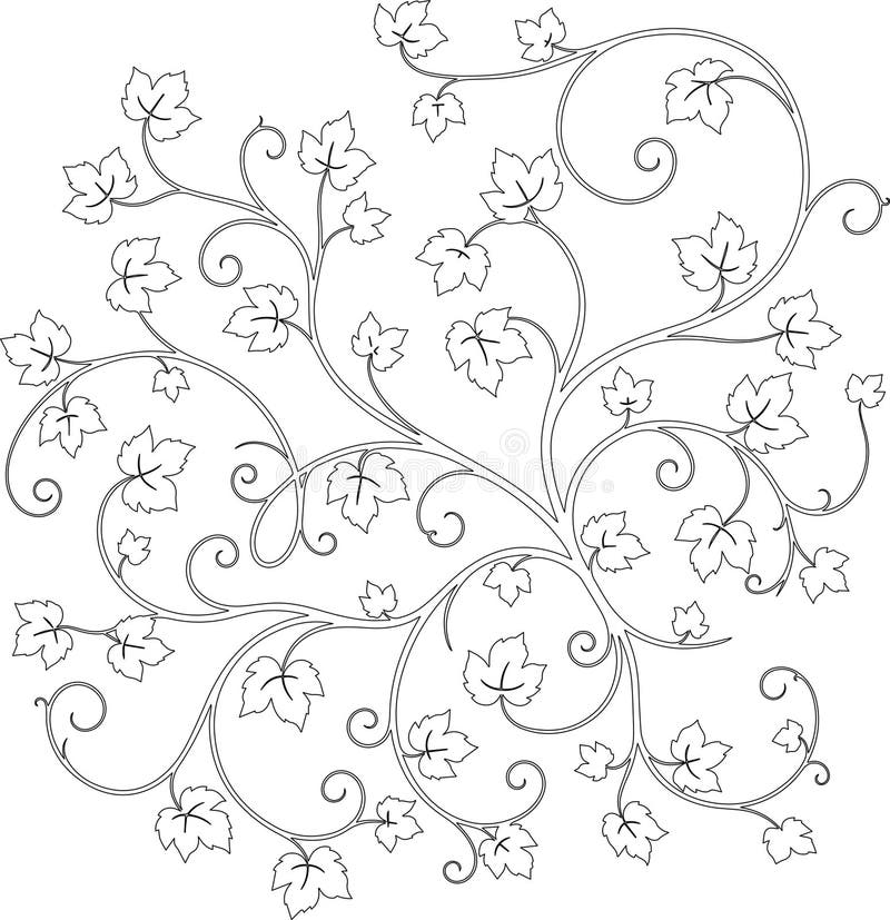 Vine Around Line Stock Illustrations – 148 Vine Around Line Stock ...