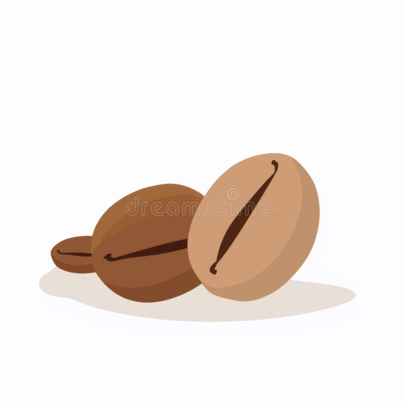 Hand-Drawn Coffee Beans Graphic Style Vector Illustration Stock ...