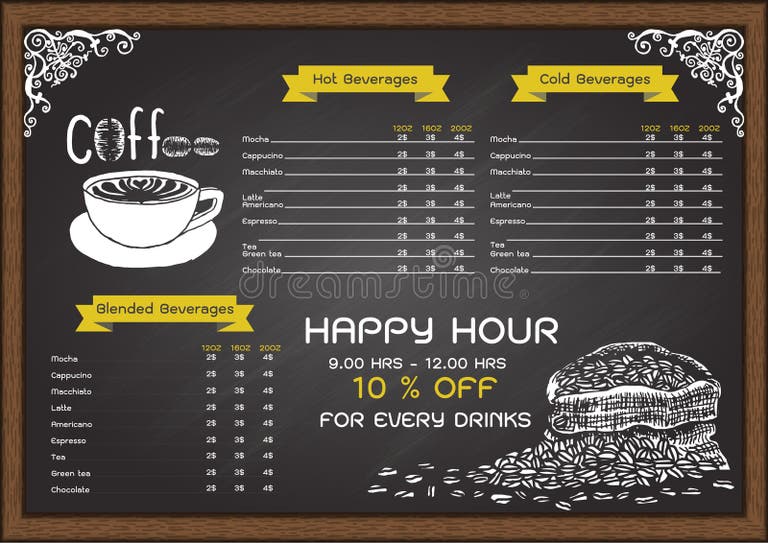 Hand Drawing Coffee Menu Stock Illustrations – 21,624 Hand Drawing ...
