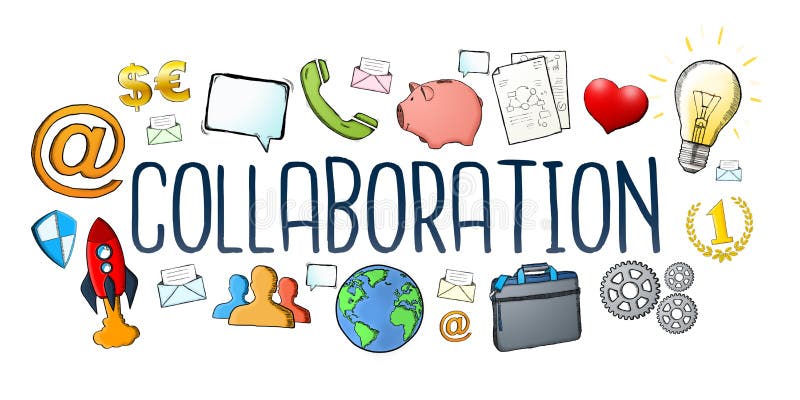 Collaboration Drawing Stock Illustrations – 6,852 Collaboration Drawing ...