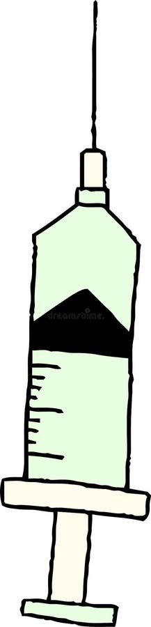 Hand Drawn Colorful Syringe Stock Vector - Illustration of nurses ...