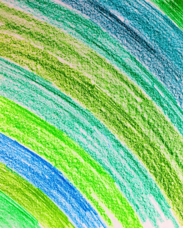 A Background of Rough Pencil Curved Coloured Pattern. Stock Photo ...