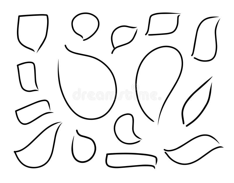 Hand Drawn Comic Shape Design Vector - Hand Drawn Text Boxes Stock ...