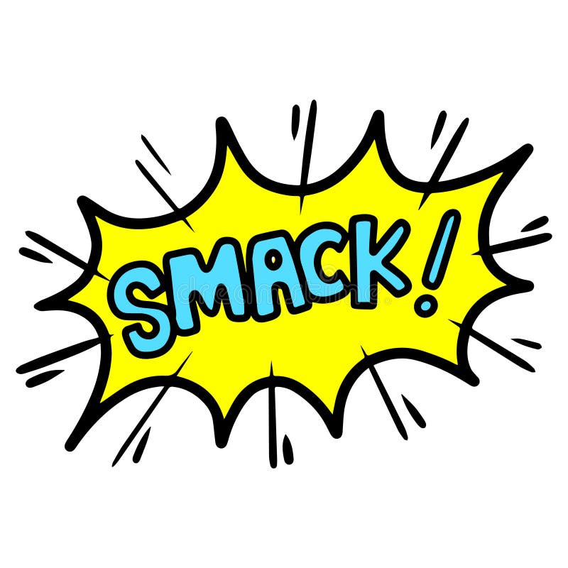 Cartoon Sound Effect Smack Stock Illustrations – 141 Cartoon Sound ...
