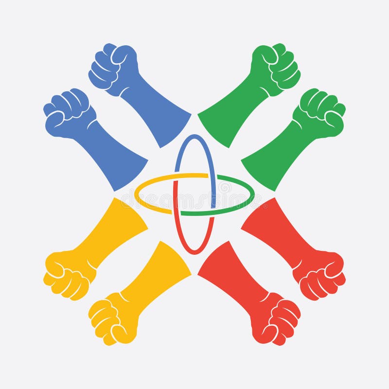 Hand drawn community logo stock vector. Illustration of design - 282690177