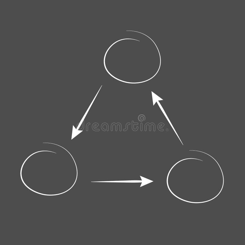 Hand Drawn Concept, Dark Detailed Infographic Element Set, Vector ...