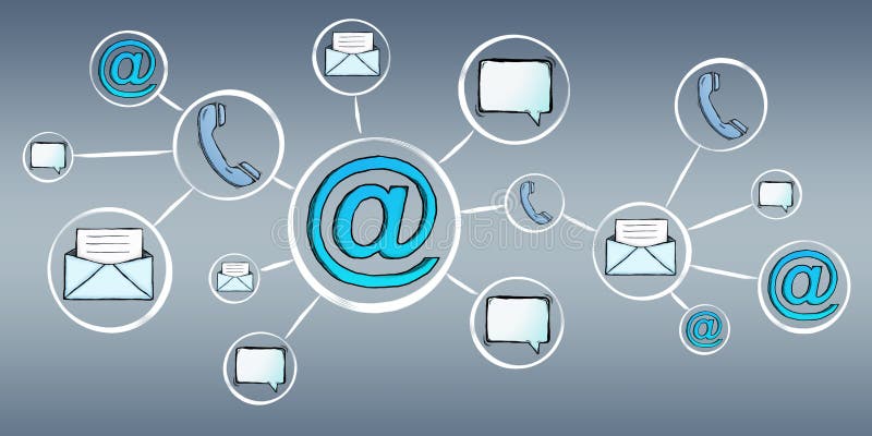 Writing Emails Drawing Stock Illustrations – 35 Writing Emails Drawing ...