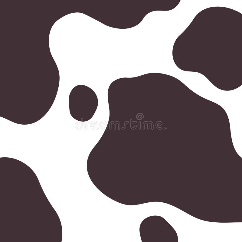 Hand Drawn Cow Print stock vector. Illustration of vector - 353834980