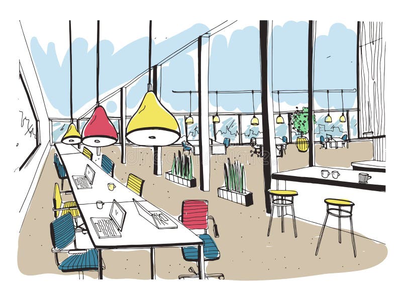 11+ Office computers drawing Free Stock Photos - StockFreeImages