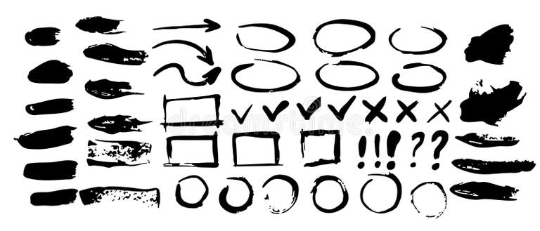 Hand-drawn Creative Doodle Elements for Annotations and Emphasis in ...