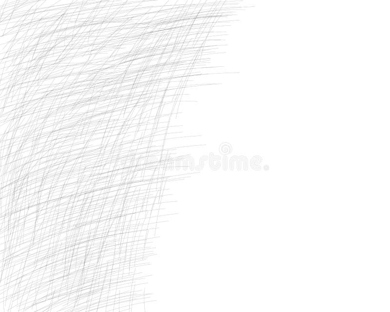 Hand Drawn Cross-hatching with a Pencil. Frame. Oblique Grey Fine Lines ...