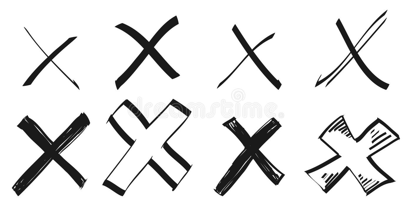 Cartoon Wrong Cross Stock Illustrations – 1,375 Cartoon Wrong Cross ...