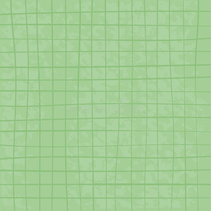 Hand Drawn Cute Grid. Doodle Green Plaid Pattern with Checks. Graph ...