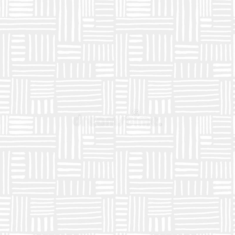 Hand Drawn Dashes Seamless Pattern Stock Vector Illustration Of Modern White 191266210