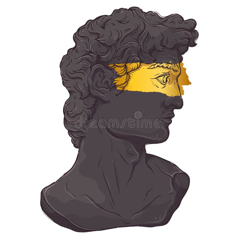 Statue David Abstract Stock Illustrations – 274 Statue David Abstract ...