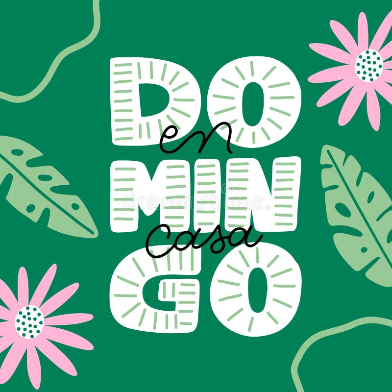 Hand Drawn Days of the Week in Spanish Lettering Vector Illustration ...