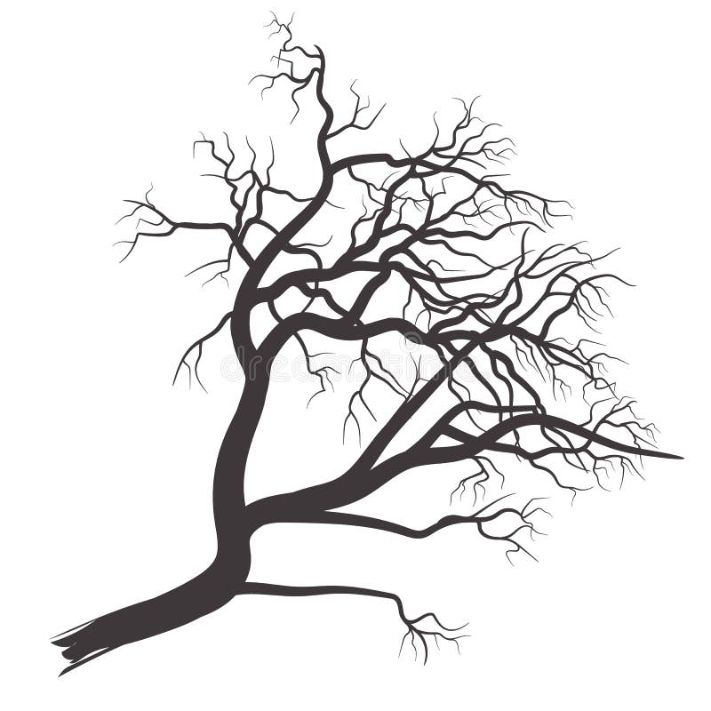 Dead Tree Hand Drawn Stock Illustrations – 687 Dead Tree Hand Drawn ...
