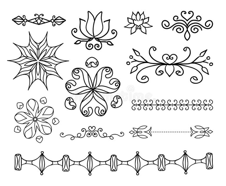 Page Divider Fancy Stock Illustrations – 705 Page Divider Fancy Stock ...