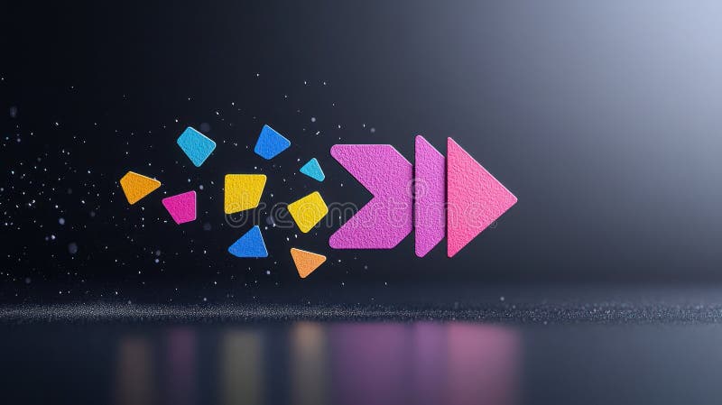 Hand Drawn Decorative Tape Arrow Sticky Notes Element Stock ...