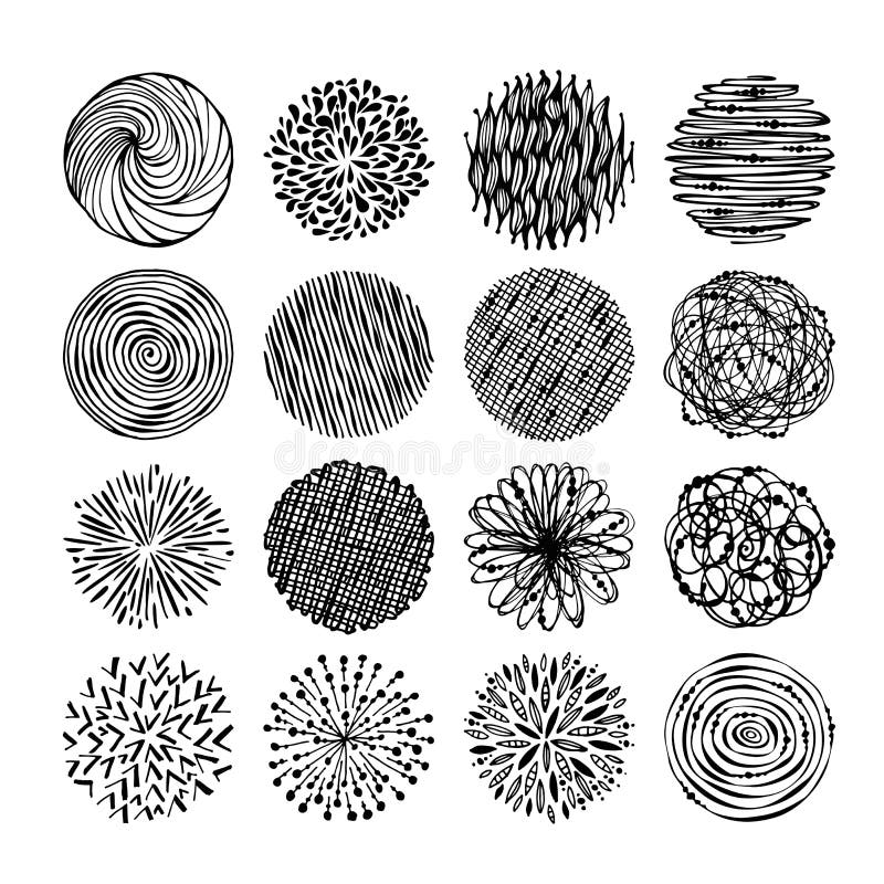 Hand Drawn Design Elements stock vector. Illustration of textured ...