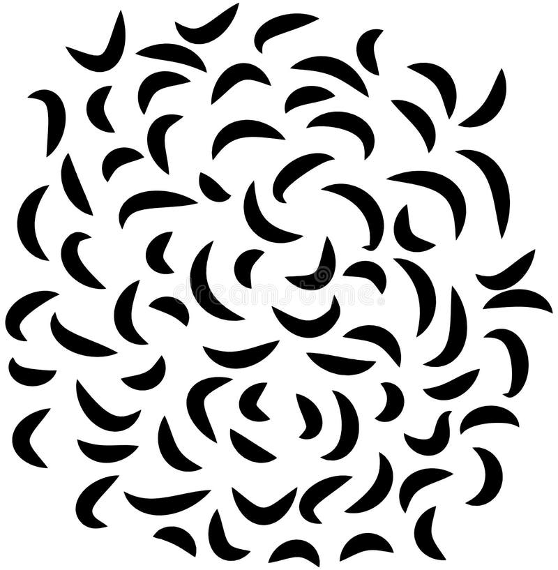Hand Drawn Doodle Abstract Pattern in Black and White Style, Texture ...