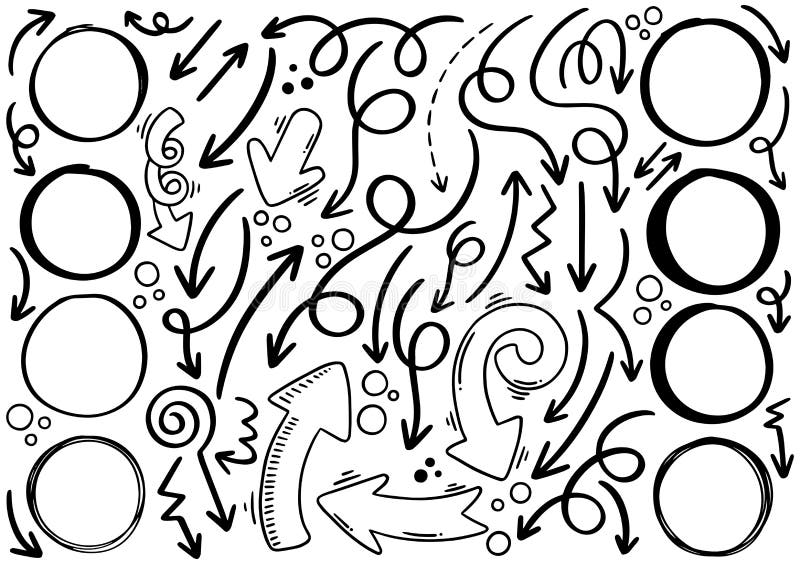 Hand Drawn Dash Design Elements Stock Illustrations – 1,029 Hand Drawn ...