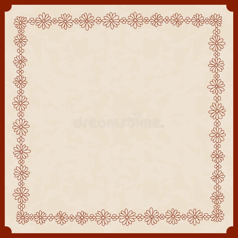 Hand Drawn Doodle Border Frame Stock Vector - Illustration of lined ...