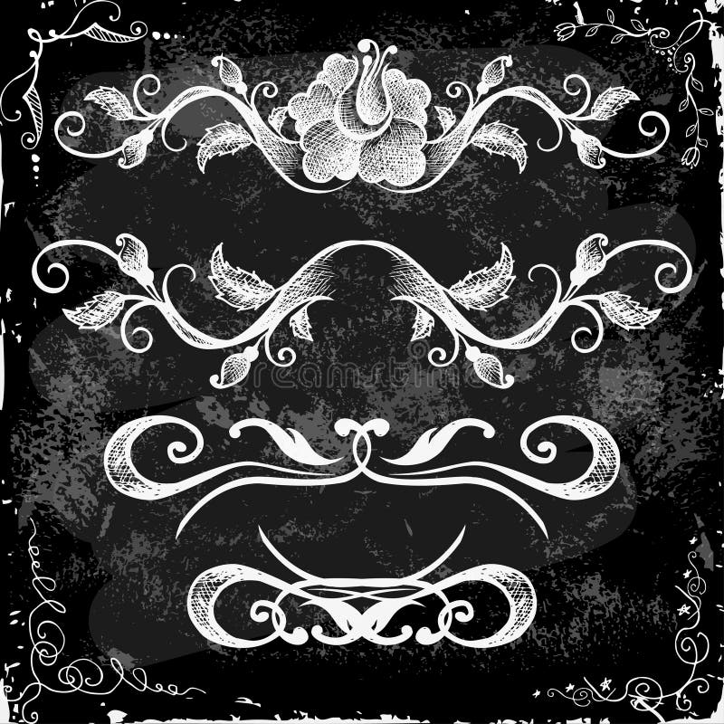 Design Elements for Page Border Stock Vector - Illustration of document ...