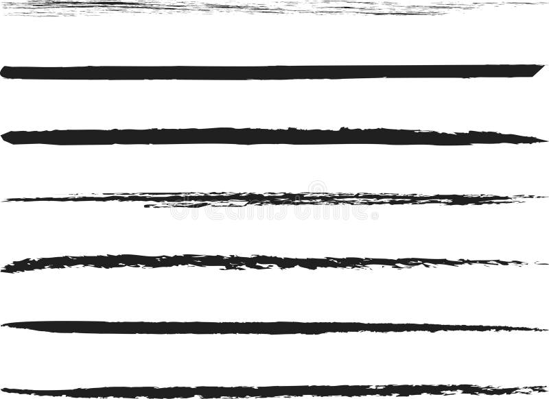 Hand Drawn Doodle Brush Lines Vector Image Stock Vector - Illustration ...