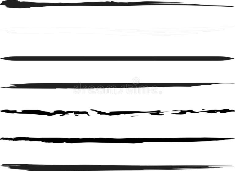 Hand Drawn Doodle Brush Lines Vector Image Stock Vector - Illustration ...