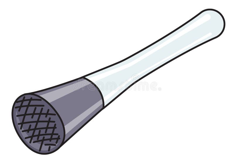 Hand-drawn Doodle Cartoon Style Muddler Bar Accessory Tool Vector Image ...