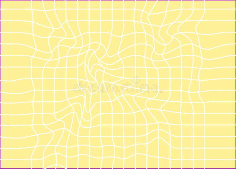Hand Drawn Doodle Grid Pattern. Colored Print Vector Stock Illustration ...